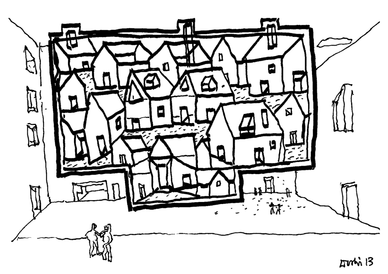 A world of imagination: drawings by BV Doshi