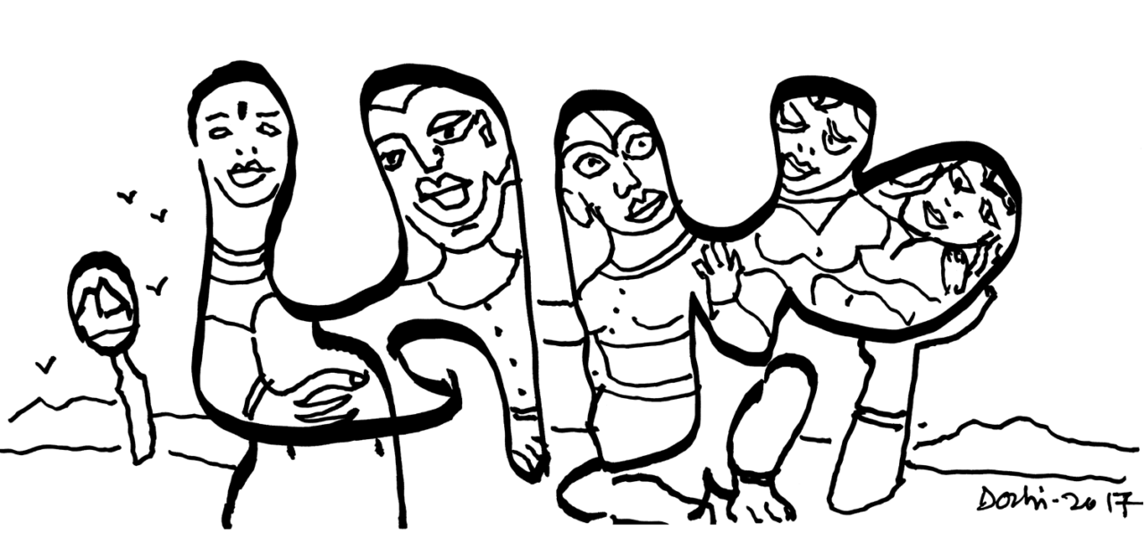 A world of imagination: drawings by BV Doshi